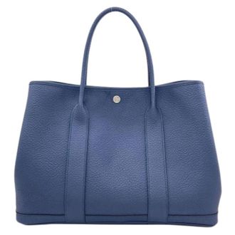 Herm&egrave;s Pre-owned Garden Tote Bag - - Pre-owned - Damen - Blau - ONE SIZE