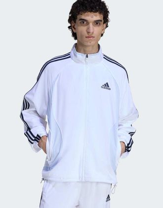 adidas Originals Teamgeist Adicolor - Veste de surv&ecirc;tement - Blanc