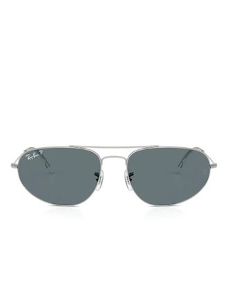 Ray-Ban lunettes de soleil Explorer IV &agrave; monture pilote - Argent