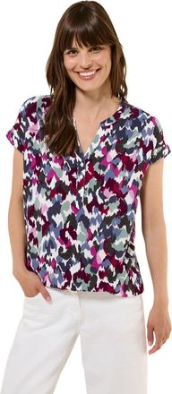 Cecil Damen B345714 Bluse, Vanilla White, XXL