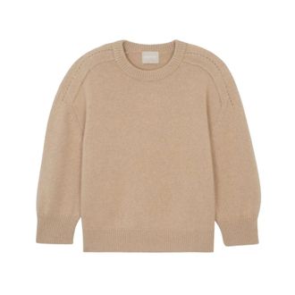 Kujten Kujten - Tricot &agrave; col rond - Femme - Pulls - Beige - Taille: 38 FR