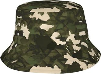 Generic Chapeau De Seau Image Camouflage Militaire Chapeau De Soleil Respirant &Agrave; Large Bord Bonnet Soleil, pour De P&ecirc;che, La Randonn&eacute;e, Le Camping, 56-58cm