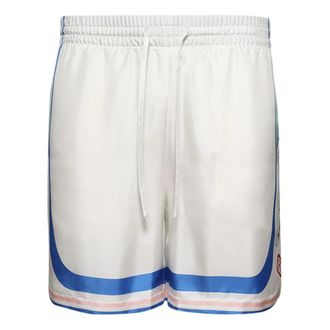 Casablanca Homme, Shorts, Blanc, Taille: L Drawstring Shorts