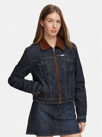 Guess Jeansjacke W6BN02 D1811 Dunkelblau Regular Fit