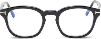 Tom Ford Eyewear lunettes de vue à monture ronde - Noir