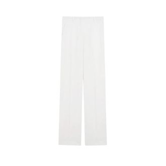Max Mara Gerade geschnittene Hose - - Trousers - Damen - Wei&szlig; - XL