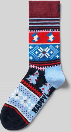 Happy Socks Socken Christmas Sweater aus Baumwollmix