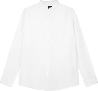 A|X Armani Exchange Homme, Chemises, Blanc, Taille: 2XL Regular Fit Linen Shirt