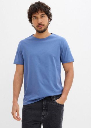 Bonprix T-Shirt (Packung, 5-tlg., 5er) Regular Fit, Kurzarm, f&uuml;r warme Tage, aus Baumwolle und Viskose
