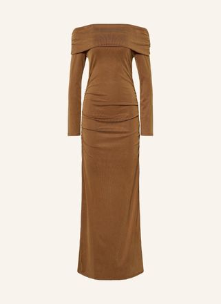 BA&SH Ba&Sh Off-Shoulder-Kleid Bettina braun