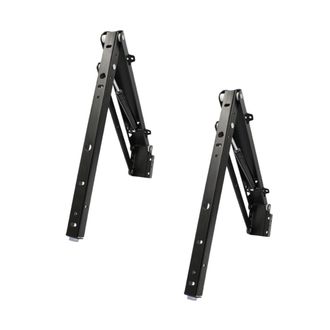 NUOBESTY Faltbares Scharnier Zubeh&ouml;r f&uuml;r Schuhwechselhocker Ger&auml;uschloser Pufferverschluss Platzsparend f&uuml;r Wandmontage und Schuhschrank