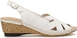 Rieker Sandalen Rieker 66189-80 Wei&szlig;