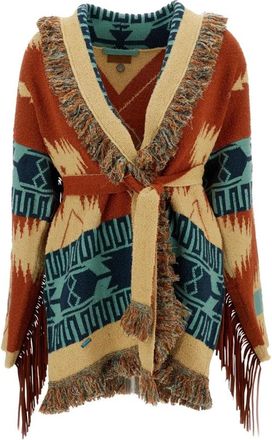 Alanui Femme, Pulls, Multicolore, Taille: 38 FR Icon Cardigan