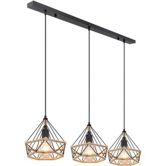 Globo Lighting suspension - Ulleu - noir - m&eacute;tal - grande lampe de table