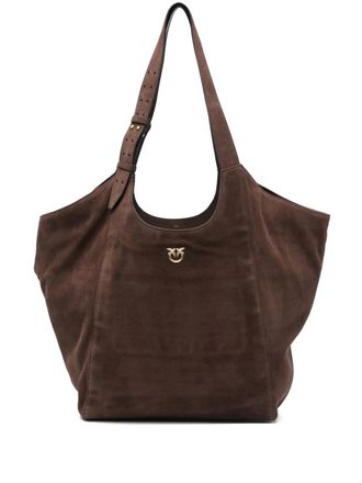 Pinko sac porté épaule à détails de boucles - Marron