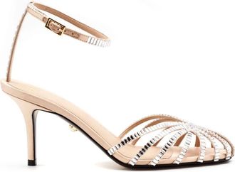 Alev&igrave; Femme, Chaussures, Rose, Taille: 38 1/2 EU Penelope Xtal 75 Roger Satin Sandal