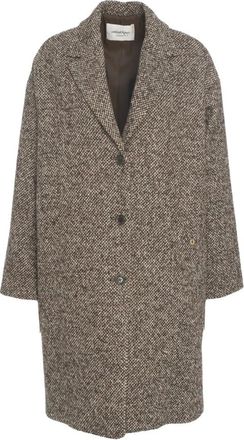 ottod'Ame Femme, Manteaux, Brun, Taille: 40 FR Manteau structur&eacute; oversize