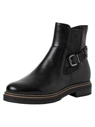 Tamaris Bottines Chelsea pour femme 1-25345-45 - Noir - Taille 37 EU, Noir, 37 EU