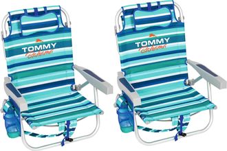 Tommy Bahama Rucksack Strandkorb 2er Pack Aluminium Grün