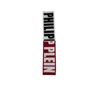 Philipp Plein Rechteckiger Bicolor Logo Wollmischschal - - Accessories - Herren - Mehrfarbig - ONE SIZE