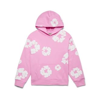 Denim Tears Baumwollkranz Pink Sweatshirt - - Sweatshirts & Hoodies - Herren - Rosa - S