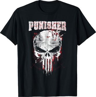 MARVEL The Punisher Skull and Logo T-Shirt