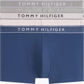 Tommy Hilfiger Lot de 3 cale&ccedil;ons en coton m&eacute;lang&eacute;