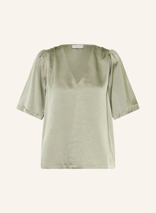 Neo Noir Neo Noir Blusenshirt Largo Aus Satin gruen