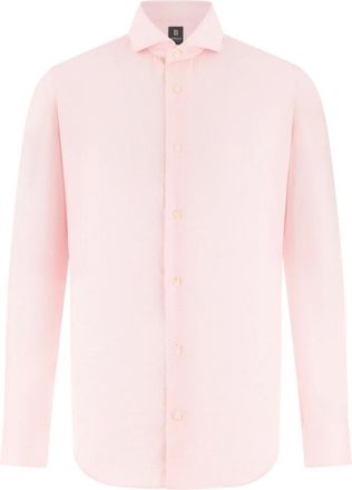 Boggi Milano Homme, Chemises, Rose, Taille: S Chemise Infroissable Ultimate