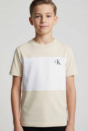Calvin Klein Jeans T-Shirt COLOR BLOCK 2-PACK T-SHIRTS (Set, 2-tlg) Regular fit f&uuml;r Kinder mit Markenlogo