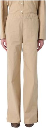 Liviana Conti Femme, Pantalons, Beige, Taille: 36 FR Wide Pantalons