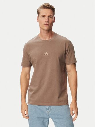 adidas T-Shirt Kit Small Logo KX1281 Beige Regular Fit
