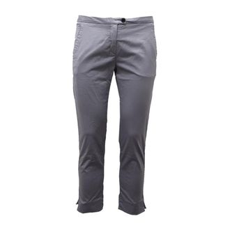 Woolrich Hellblaue Baumwoll-Stretch-Satin-Hose - - Trousers - Damen - Blau - W28