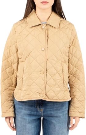 Max Mara Femme, Vestes, Beige, Taille: 34 FR Gelo Quilted Jacket
