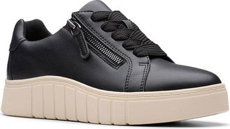 Clarks Damen Mykah Joy, Schwarzes Leder, 39.5 EU