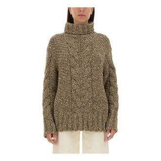 Kiton Maglia Collo Alto - - Knitwear - Damen - Braun - L
