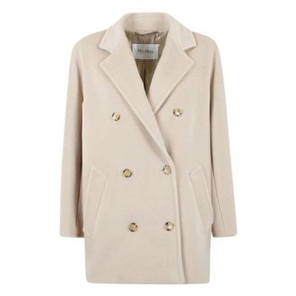 Max Mara Damen, M&auml;ntel, Beige, SGr&ouml;&szlig;e