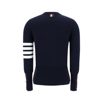 Thom Browne Womens Blue Wool Oves Aries Sweatshirt Clothing