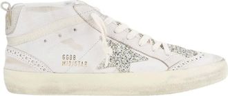 Golden Goose Femme, Chaussures, Blanc, Taille: 39 EU Mid Star Baskets