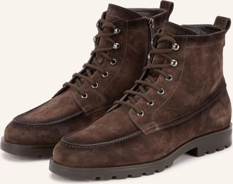 Santoni Schn&uuml;rboots Flair braun