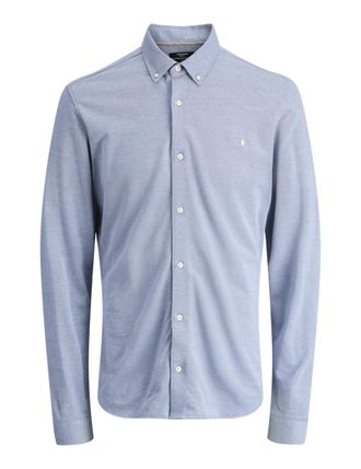 Jack & Jones Jprblublake Pique Detail L/S Shirt