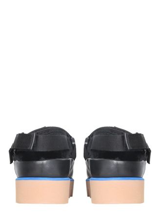 Msgm Puffed Rubber Sole Sandal - Black