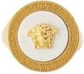 Versace Homme, Accessoires, Jaune, Taille: 52 MM Enamel Medusa Ring
