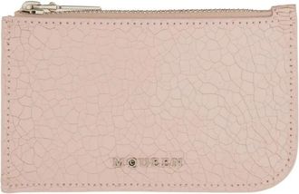Alexander McQueen Alexander McQueen Portemonnaie - Card Holder With Logo - Gr. unisize - in Rosa - für Damen