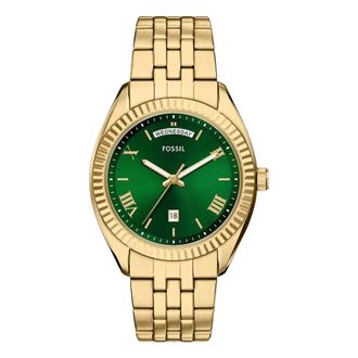 Fossil Campbell Uhr - - Accessories - Herren - Gelb - ONE SIZE