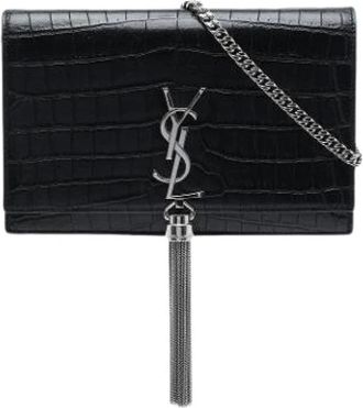 Saint Laurent Pre-owned Kate Wallet on Chain - Femme - Pre-owned - Noir - Taille: ONE Size