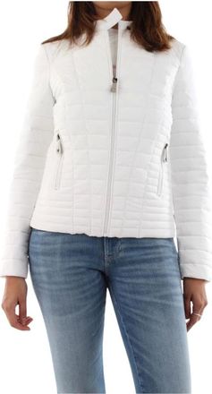 Guess Femme, Vestes, Blanc, Taille: 38 FR Vona Jacket