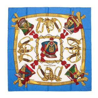 Herm&egrave;s T&uuml;cher & Schals - Scarf - Gr. unisize - in Blau - f&uuml;r Damen