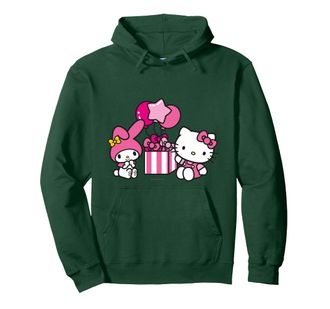 Hello Kitty Mein Geburtstag mit Hello Kitty und My Melody Pullover Hoodie
