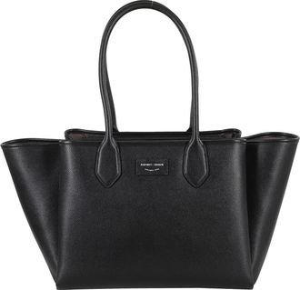 Emporio Armani Femme, Sacs, Noir, Taille: ONE Size Sac Noir en Similicuir à Triple Compartiment